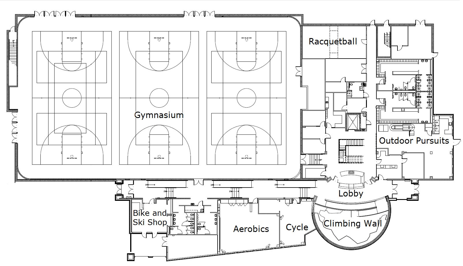 Gymnasium Floor Plans | Viewfloor.co